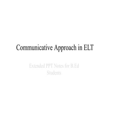 Communicative Approach .By Rifada kk English | PDF