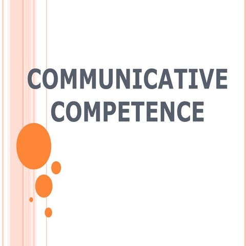 Communicative competences | PPT
