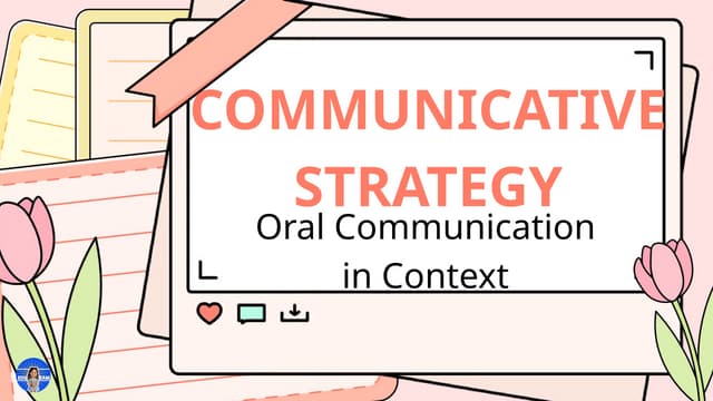 Oral Communication_COMMUNICATIVE STRATEGIES.pptx