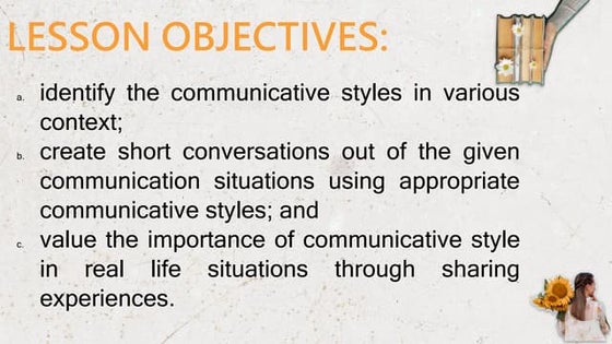 Communicative Style (Consultative Style) | PPTX