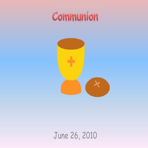 Communion | PPTX