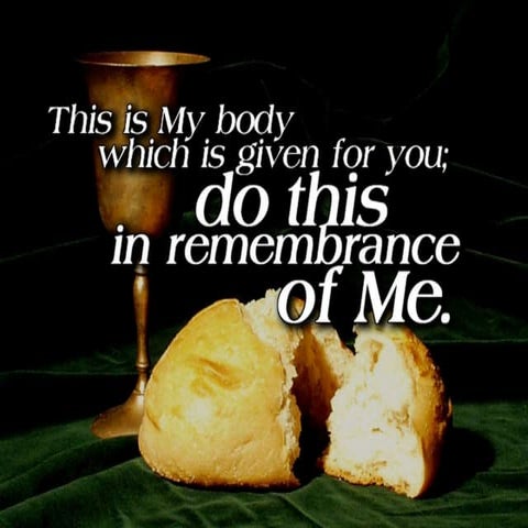 Communion powerpoint with video | PPTX