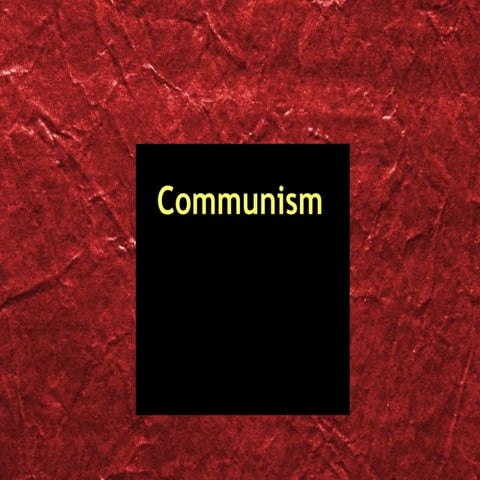 Communism | PPT