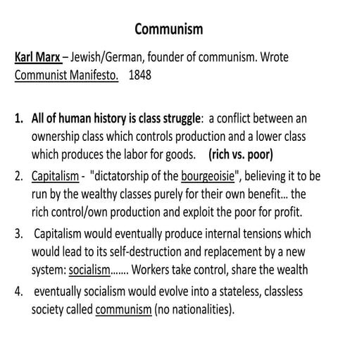 Communism | PPTX