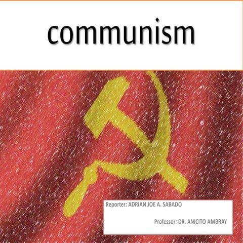 Communism | PPTX