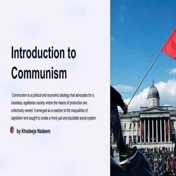 Communism one of the theory of political Science | PPTX | Economy ...