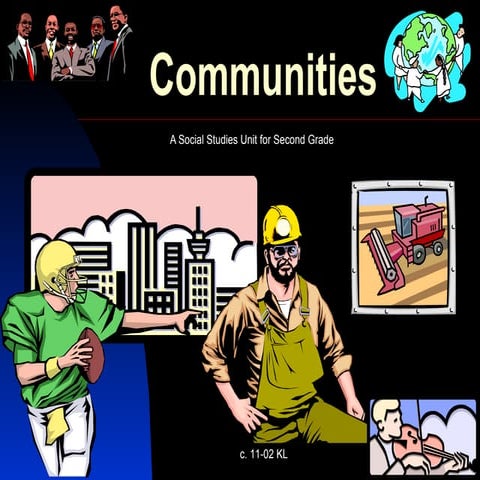 Community types: urban, rural and suburban. | PPT
