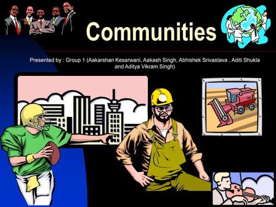 What is a community class 1- term 2 | PPS
