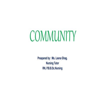 COMMUNITY | PPTX