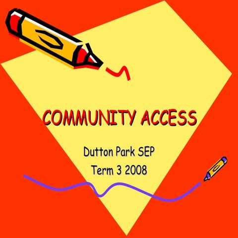 Community Access | PPT