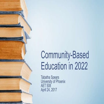 Community based education in 2022 | PPTX