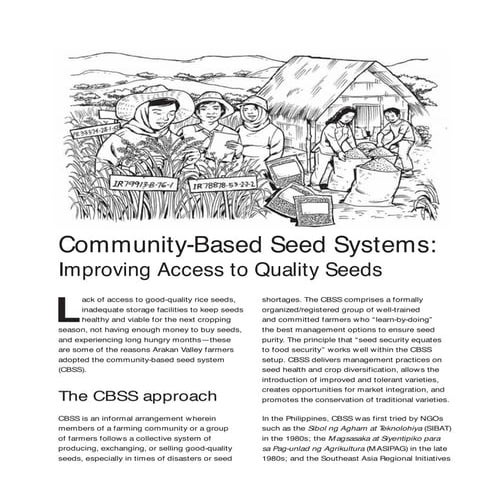 Community based seed systems | PDF