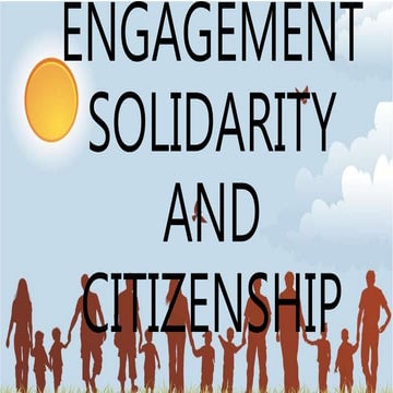 Community engagement-solidarity-and-citizenship | PPT