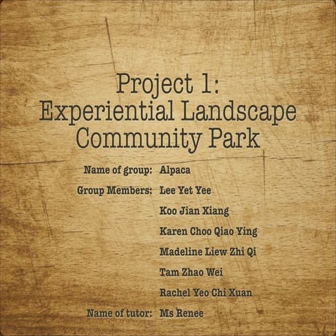 Community park | PDF