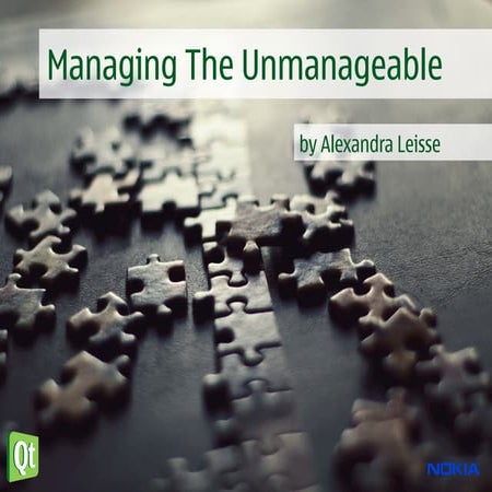Managing the Unmanageable | PDF