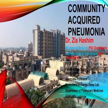Community acquired pneumonia | PPTX