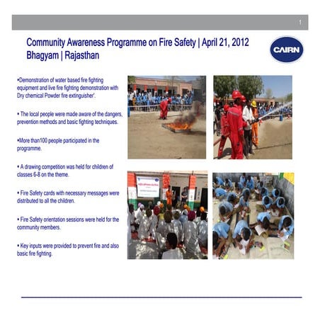 Community Awareness Programme - Rajasthan | PDF