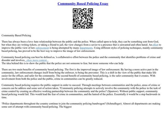 Community Policing And The Community Powerpoint | PPTX | Crime ...