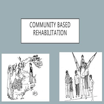 Community based Rehabilitation | PPT