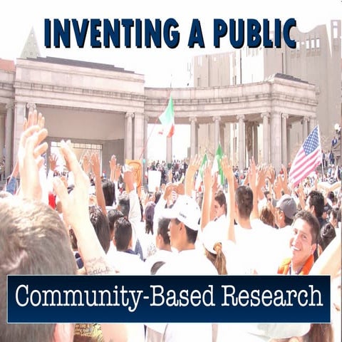 Community Based Research | PPT