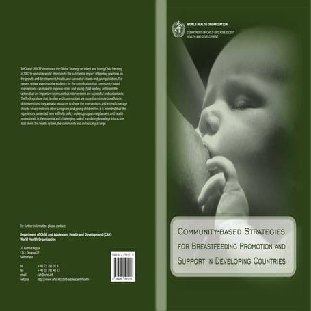 Community based strategies for breastfeeding promotion and support in ...