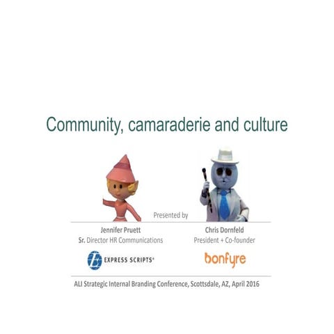 Community camaraderie and culture | PPTX