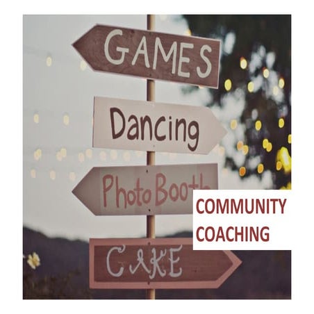 Community coaching presentation | PDF