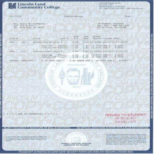 Community college transcripts | PDF | Daycare and Pre-School | Parenting