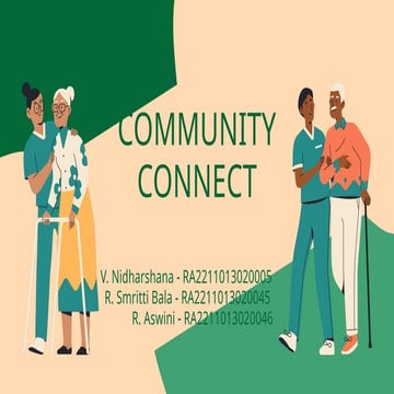 community connect through old people hospitality.pptx