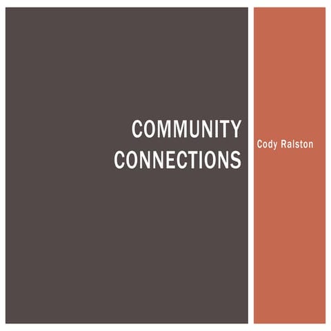 Community connections | PPTX