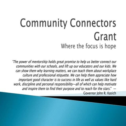 Community connectors presentation revised | PPTX