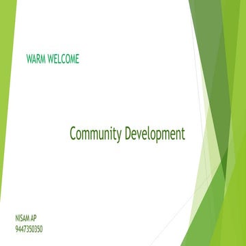 Community development | PPTX