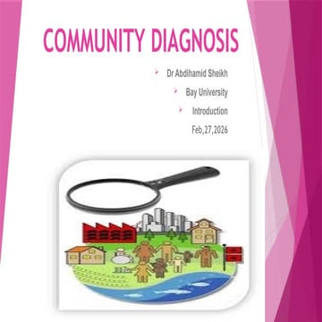 Identifying community health problem | PDF