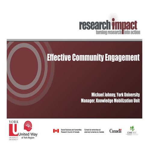 Effective Community engagement | PDF