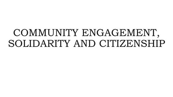 Functions of Communities | PPTX | Education