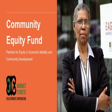 Community Equity Fund - Marrying Mission to Money | PPT