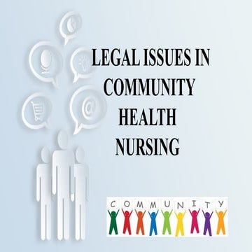 community ethical issues M.Sc Nursing Ppt | PPTX