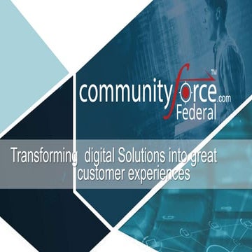 Community force federal summit deck | PPT