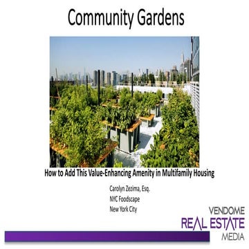 How to Create a Successful Community Garden for Residents | PDF
