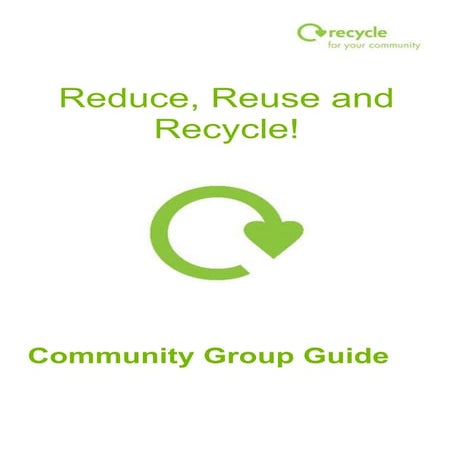 Reduce Reuse Recycle Guide | PDF