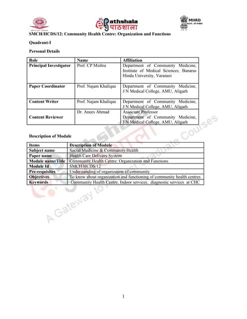 Staffing Pattern.pptx(community health nursing) | PPTX
