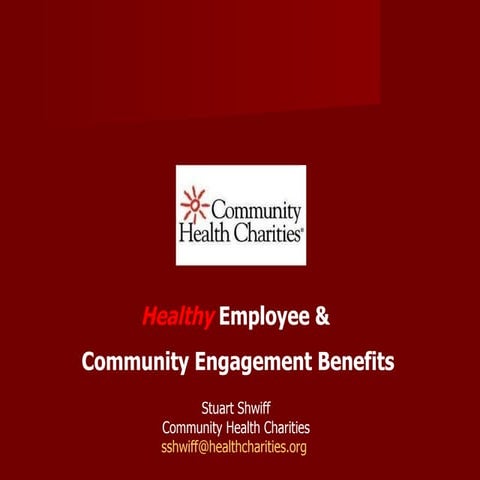 Community Health Charities Introduction 2010 | PPT