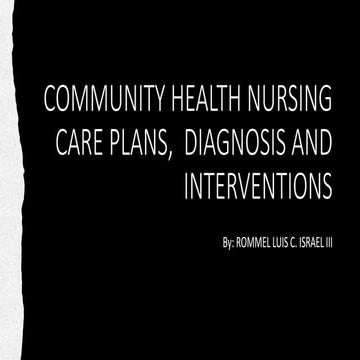 Identifying community health problem | PDF