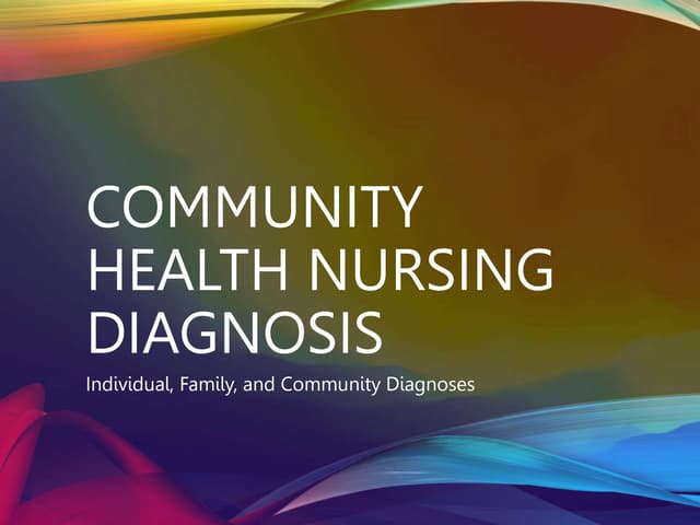 Identifying community health problem | PDF