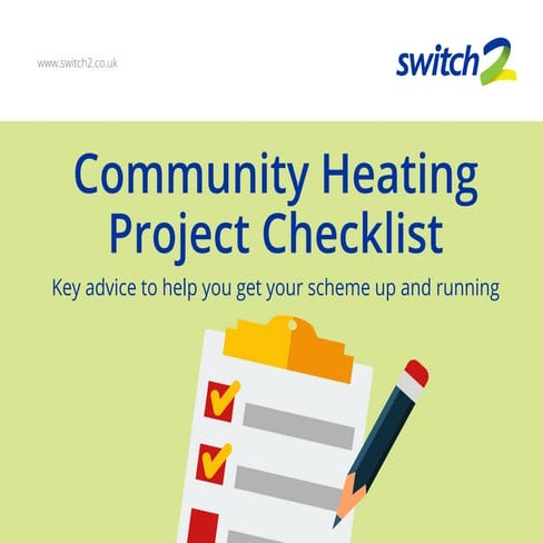 Community Heating Project Checklist | PDF