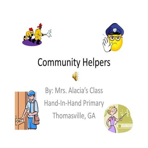 Community Helpers | PPTX