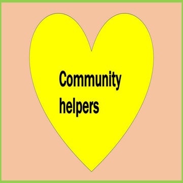 COMMUNITY HELPERS | PPT