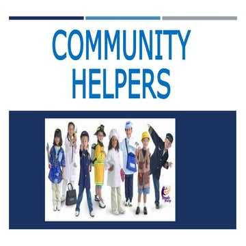 Community helpers power point | PPTX