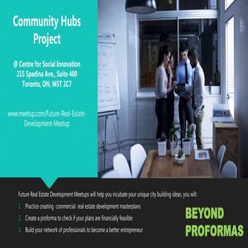 Community hubs project case study v1 | PPTX