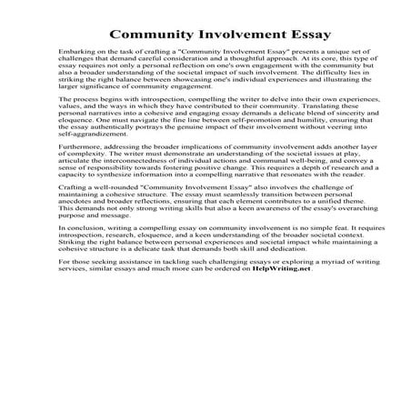Community Involvement Essay.pdf